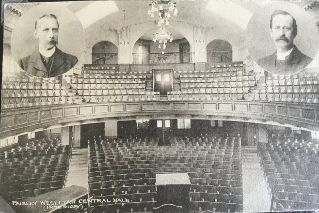 Paisley Wesleyan Methodist Central Hall | Scotland, Rev Stephen Wild's ...