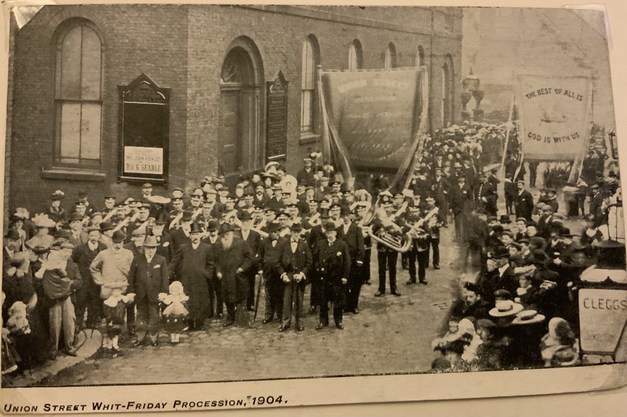 Rochdale, Union Street, Whit Friday procession,1904 | Lancashire ...