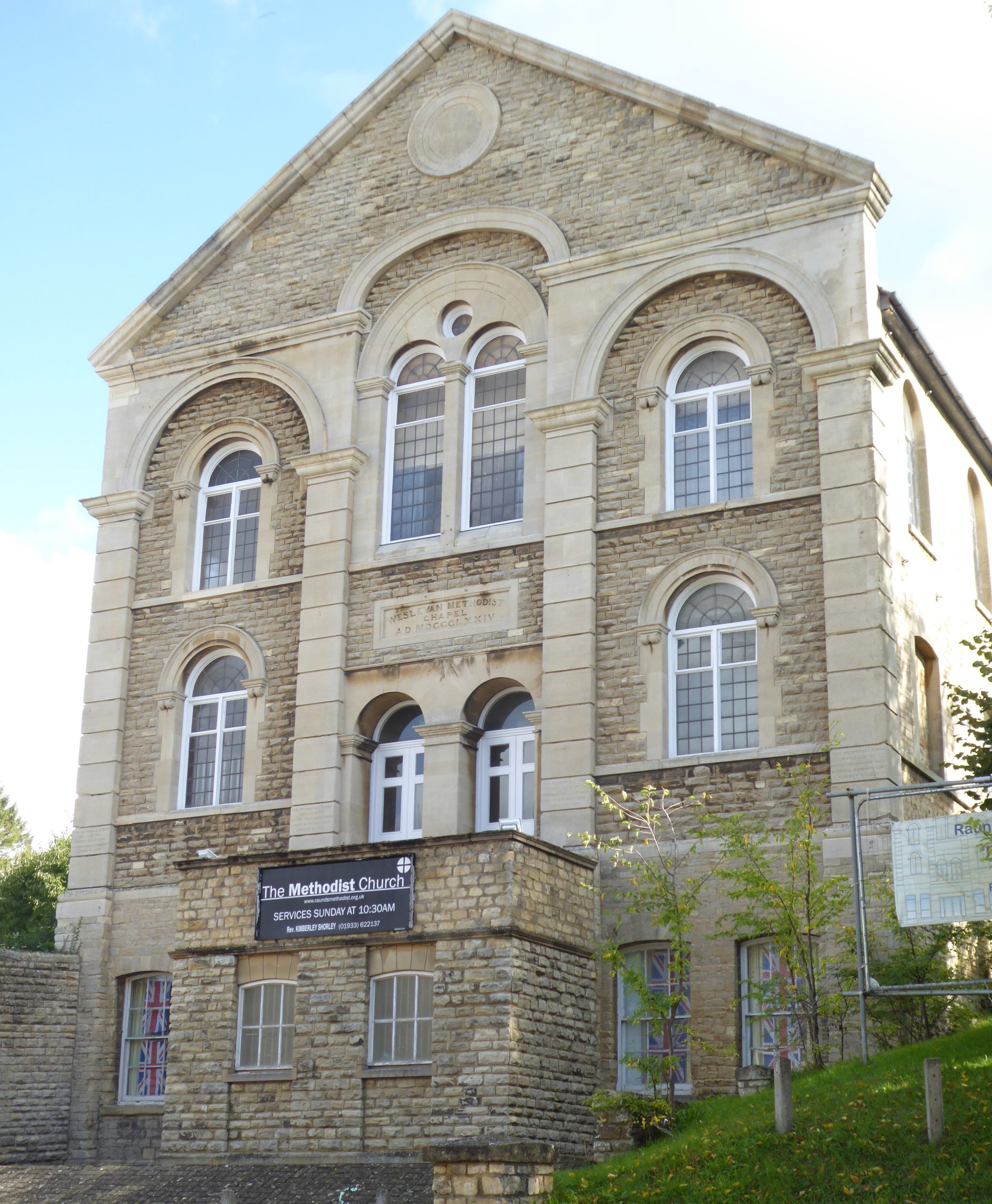 Raunds, Brook Street Wesleyan Methodist Chapel, burial ground and day ...