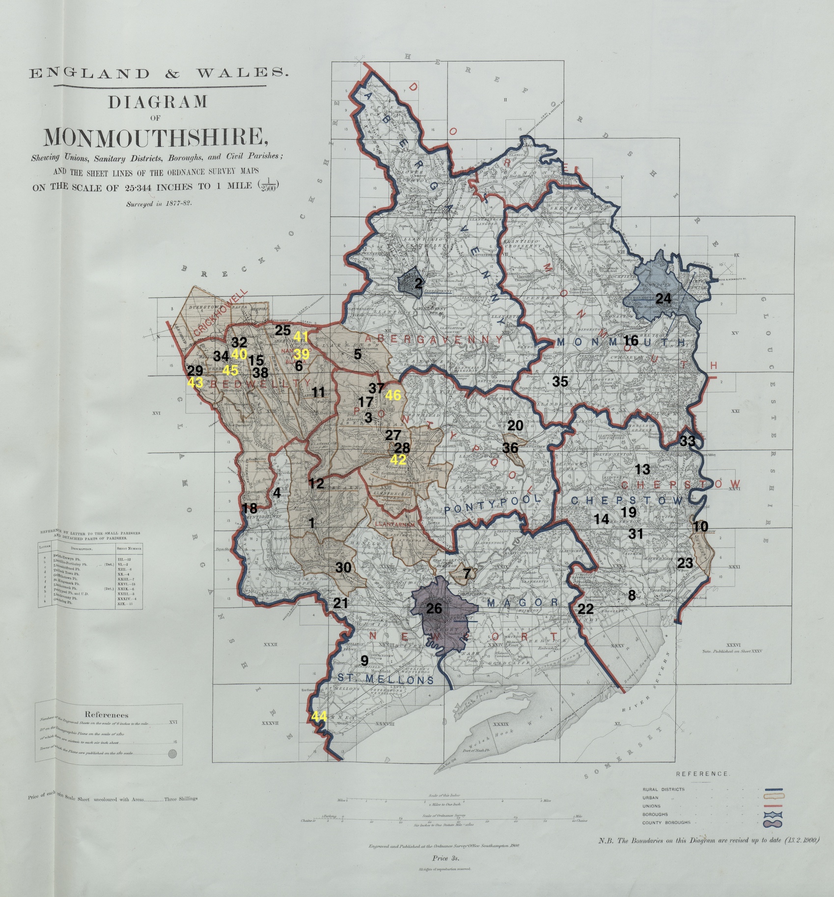 Registered Wesleyan Methodist places of worship in Monmouthshire, 1867 ...