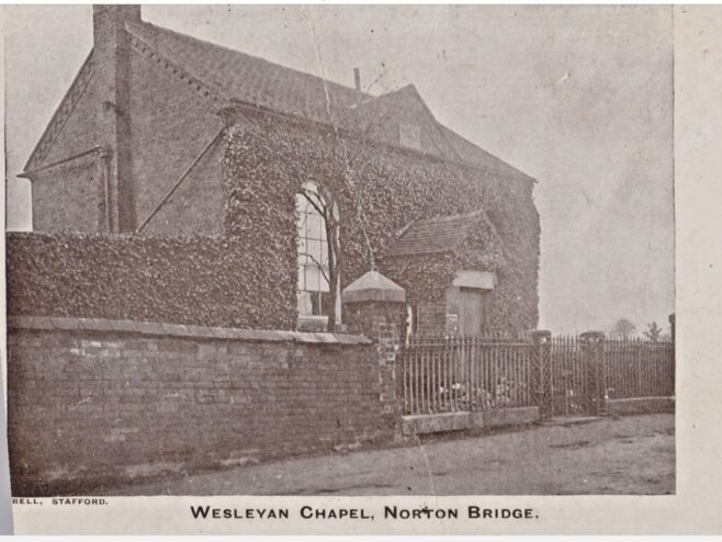 Norton Bridge Wesleyan Methodist Chapel | Staffordshire | My Wesleyan ...